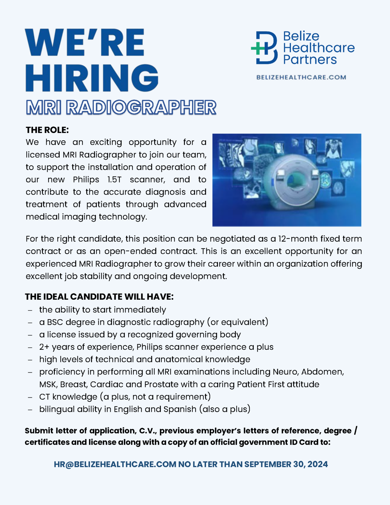 Carrier Opportunities | Belize Healthcare Partners